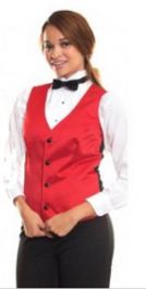 Red Satin Vest
